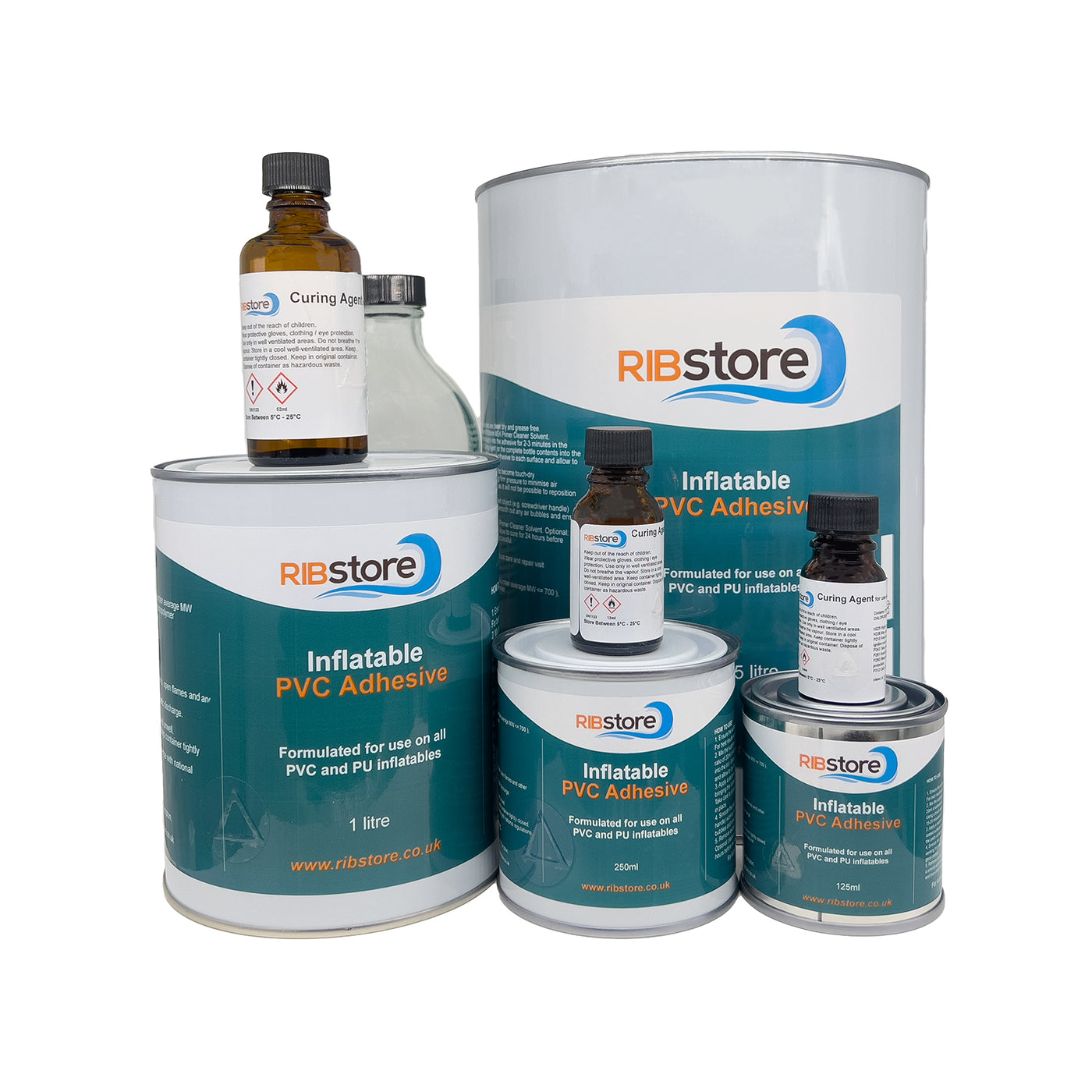 PVC Inflatable Boat & RIB Repair 2-Part Adhesive Glue — RIBstore
